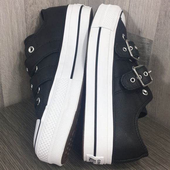 Converse | Shoes | Converse Ctas Buckle Ox Blackblackwhite | Poshmark